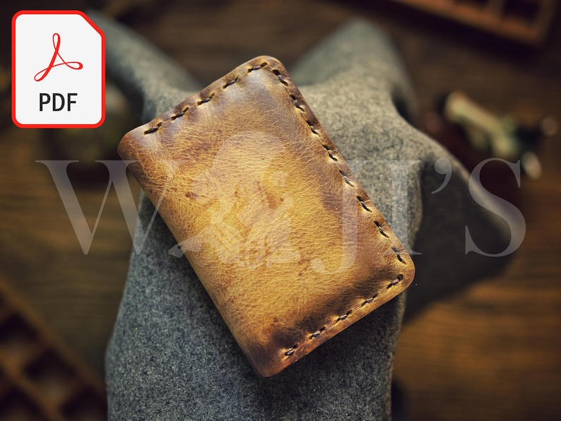 Small Wallet PDF Pattern| Leather Pattern Pdf| Leather Wallet Pdf ...