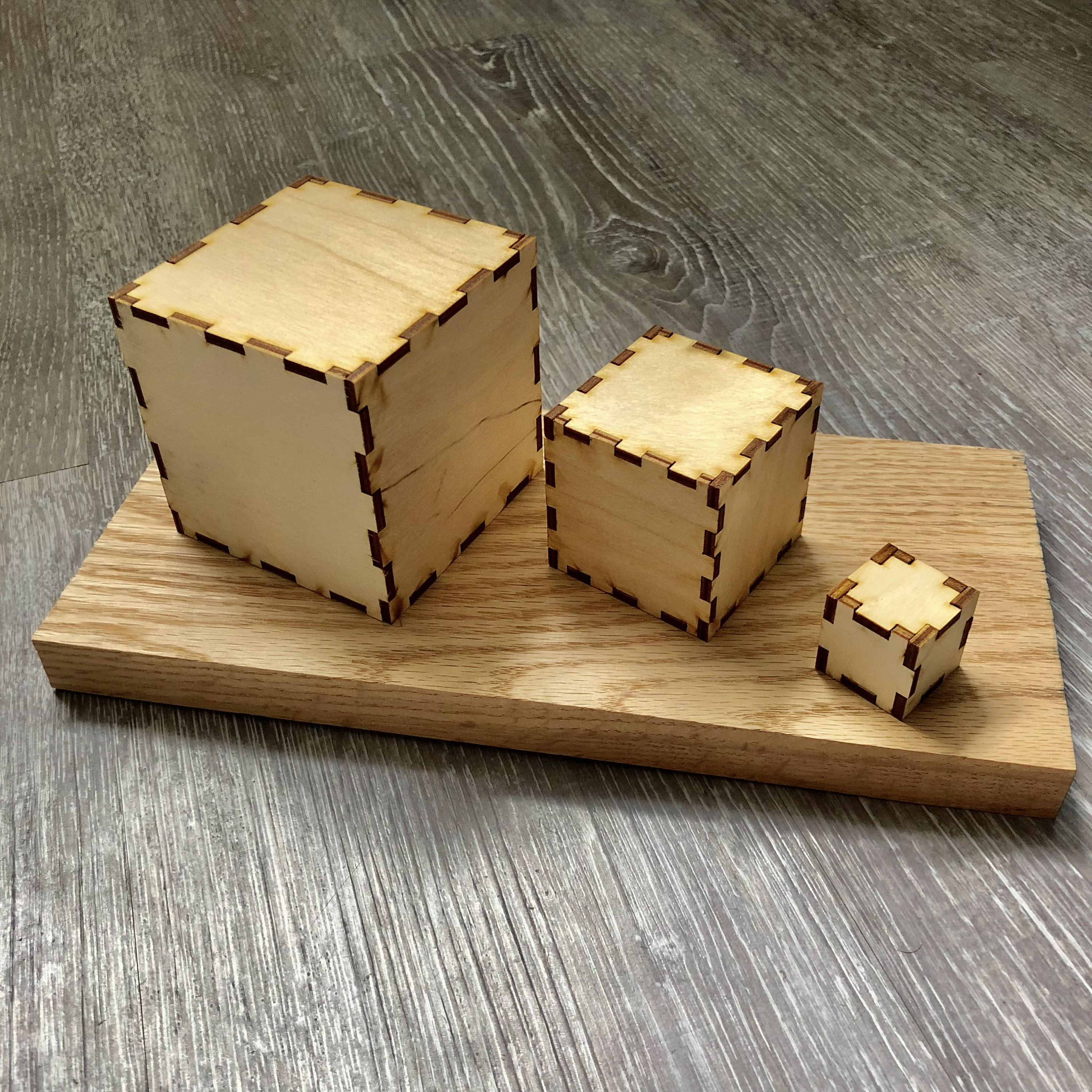 Wood Box SVG Pattern for 1/8 Thick Material 1 to - Etsy