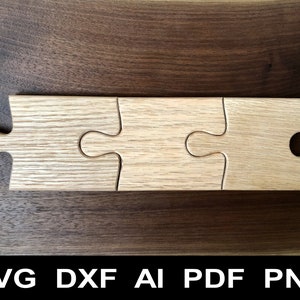 Puzzle Piece Charcuterie Board SVG Template: Connectable Woodworking ...