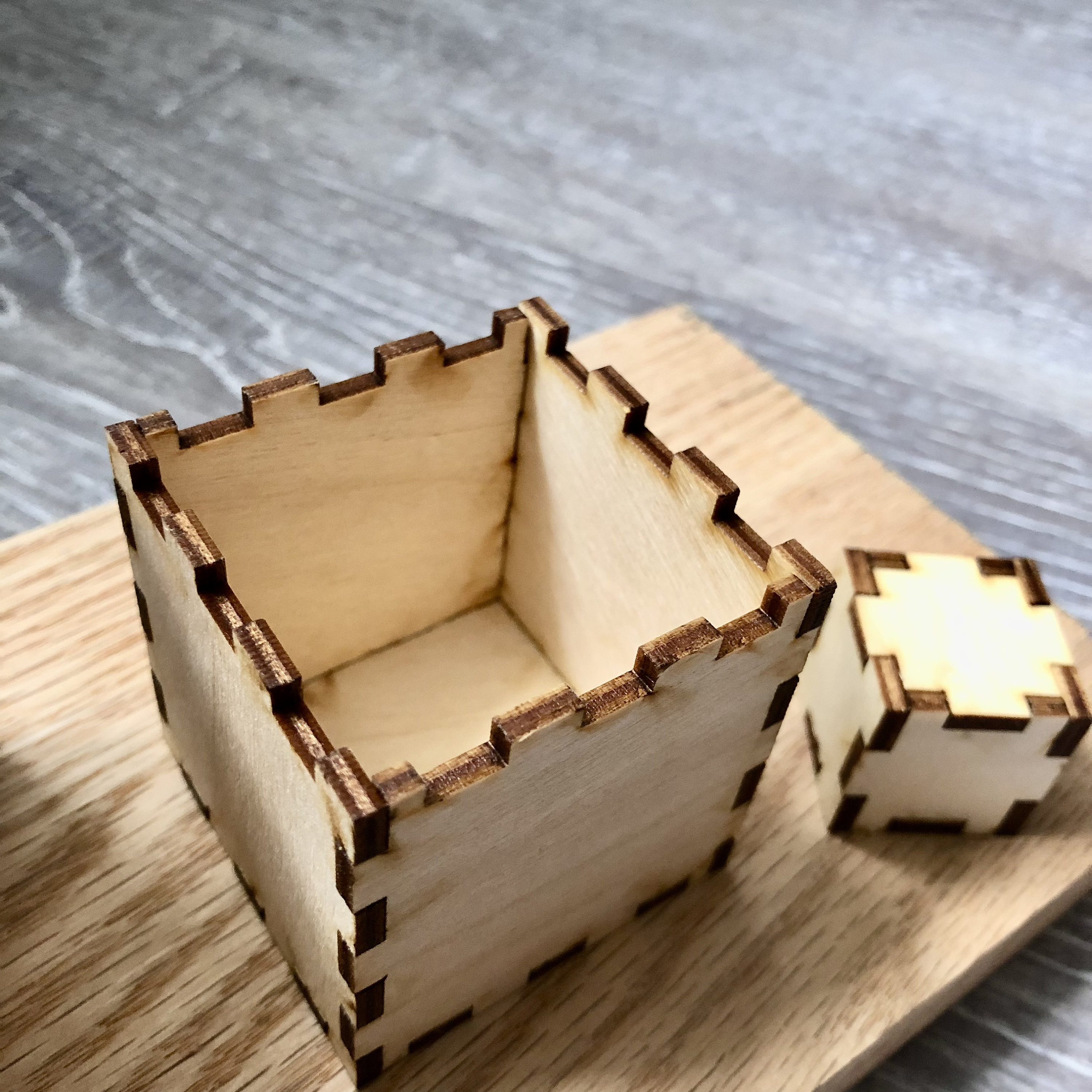 Wood Box SVG Pattern for 1/8 Thick Material 1 to - Etsy