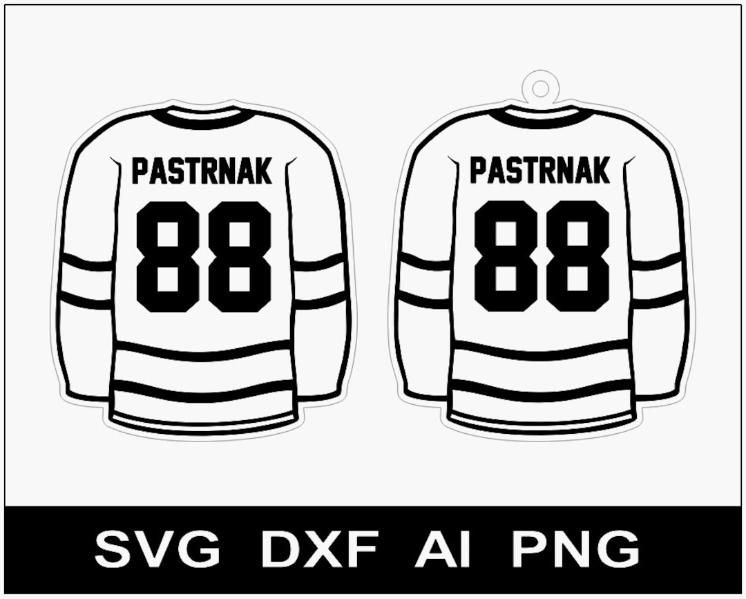 David Pastrnak Jersey Instant File Download Vector SVG / DXF / AI for ...