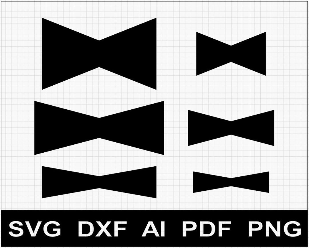 Wood Bowtie Pattern Templates SVG / DXF / AI for Cnc and Woodworking - Etsy