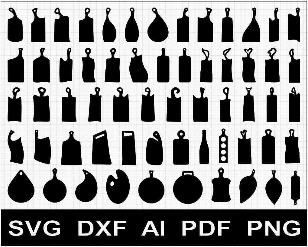 Charcuterie Board Templates Cnc Laser Cut Svg Dxf Files Digital