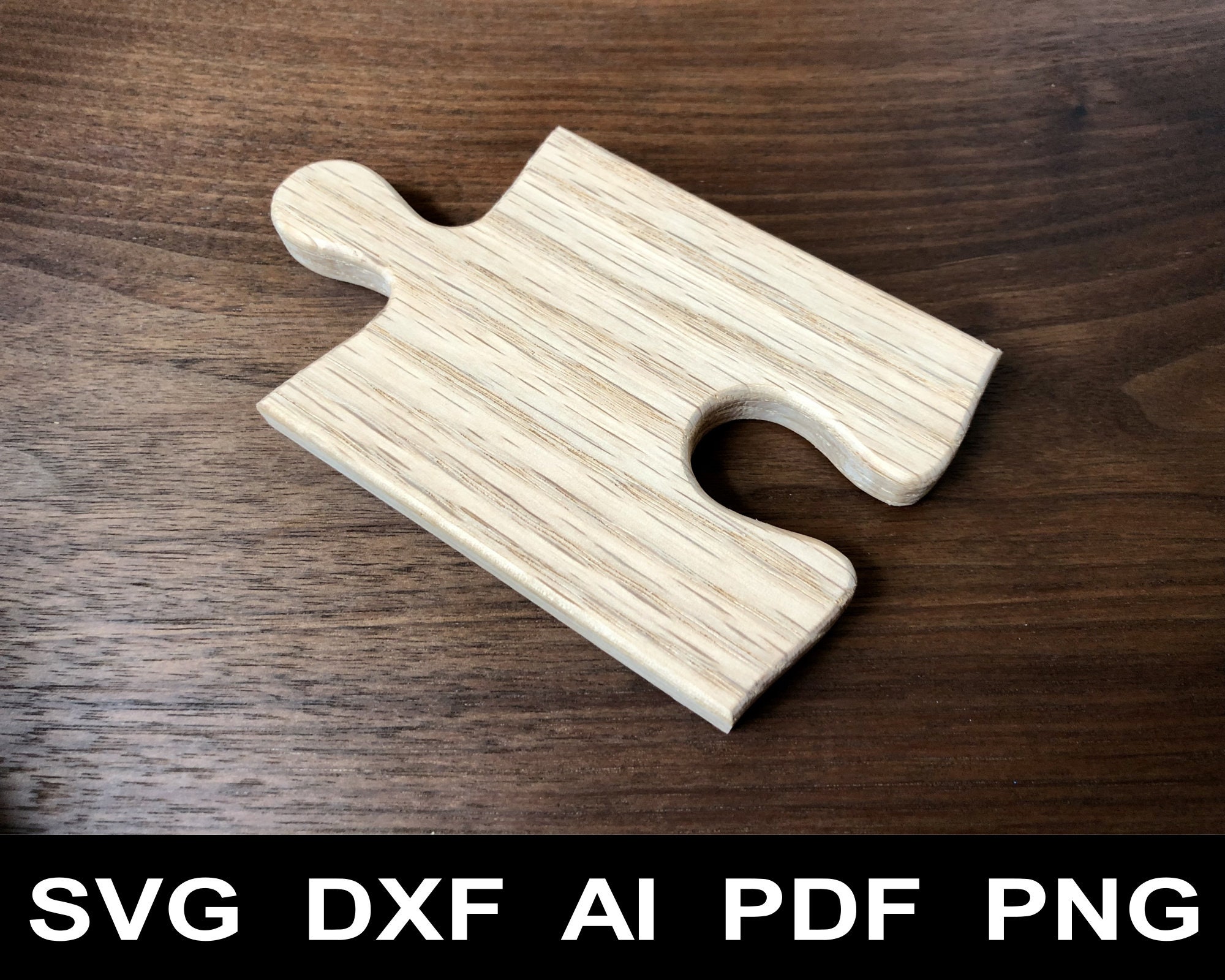 Puzzle Piece Charcuterie Board SVG Template: Connectable Woodworking ...