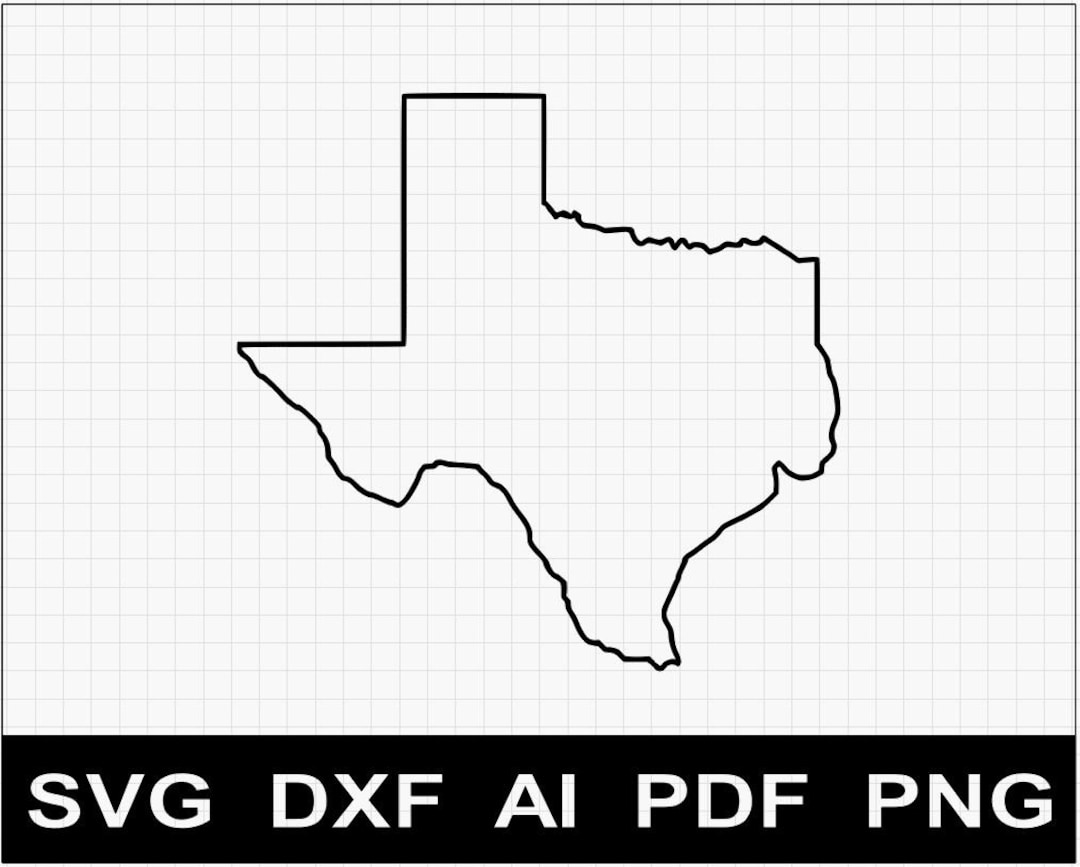 Texas State SVG Vector Image - Pattern for CNC, Cricut, Woodworking ...