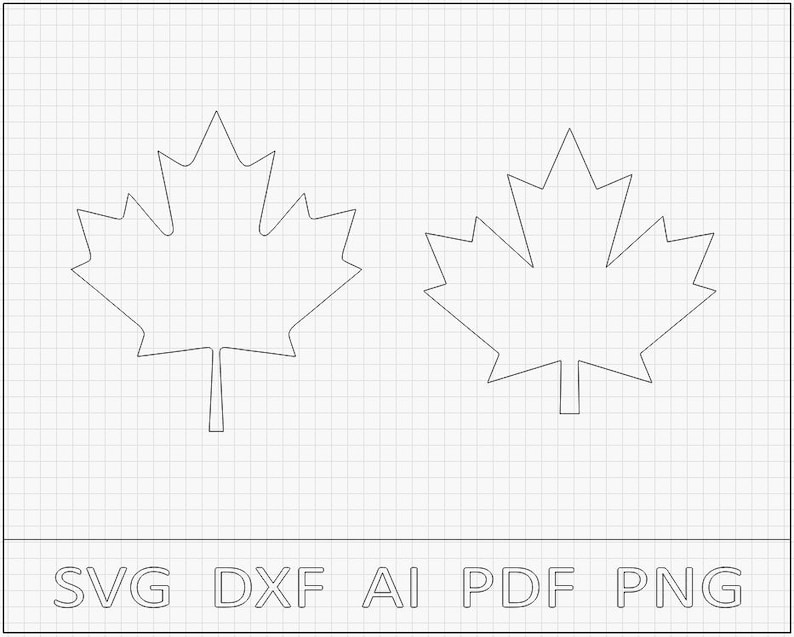 Canadian Maple Leaf SVG: Laser Cut File (digital Download) - Etsy