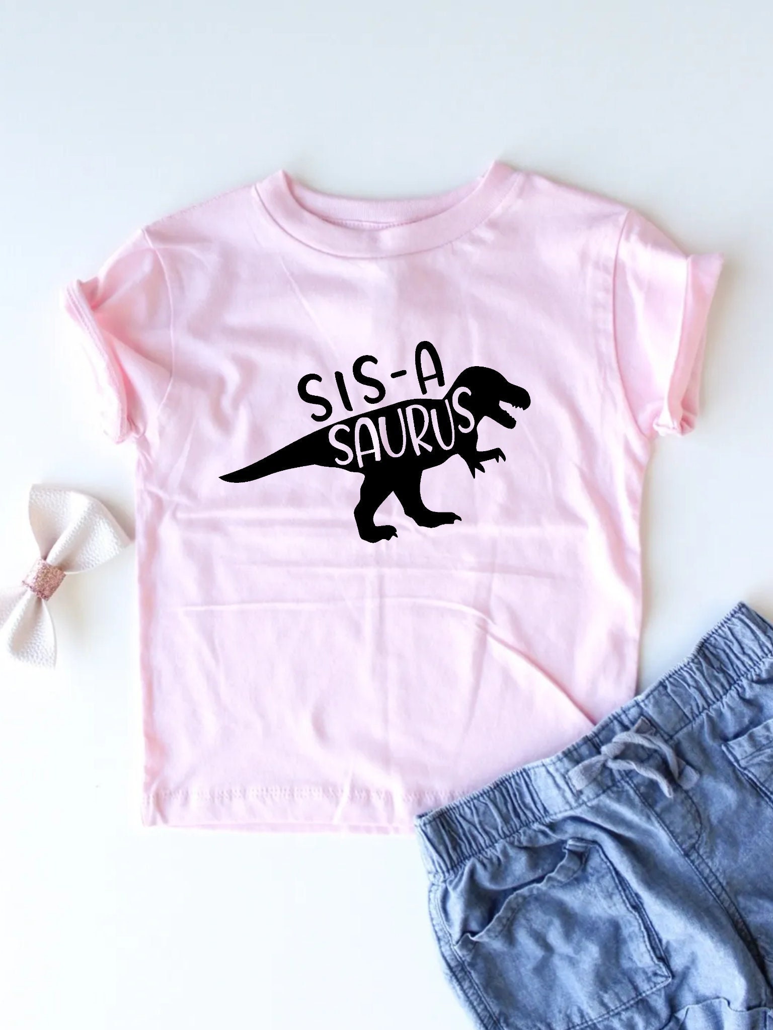 Sis-a-saurus Sister Birthday Dinosaur Shirt Sister Shirt - Etsy