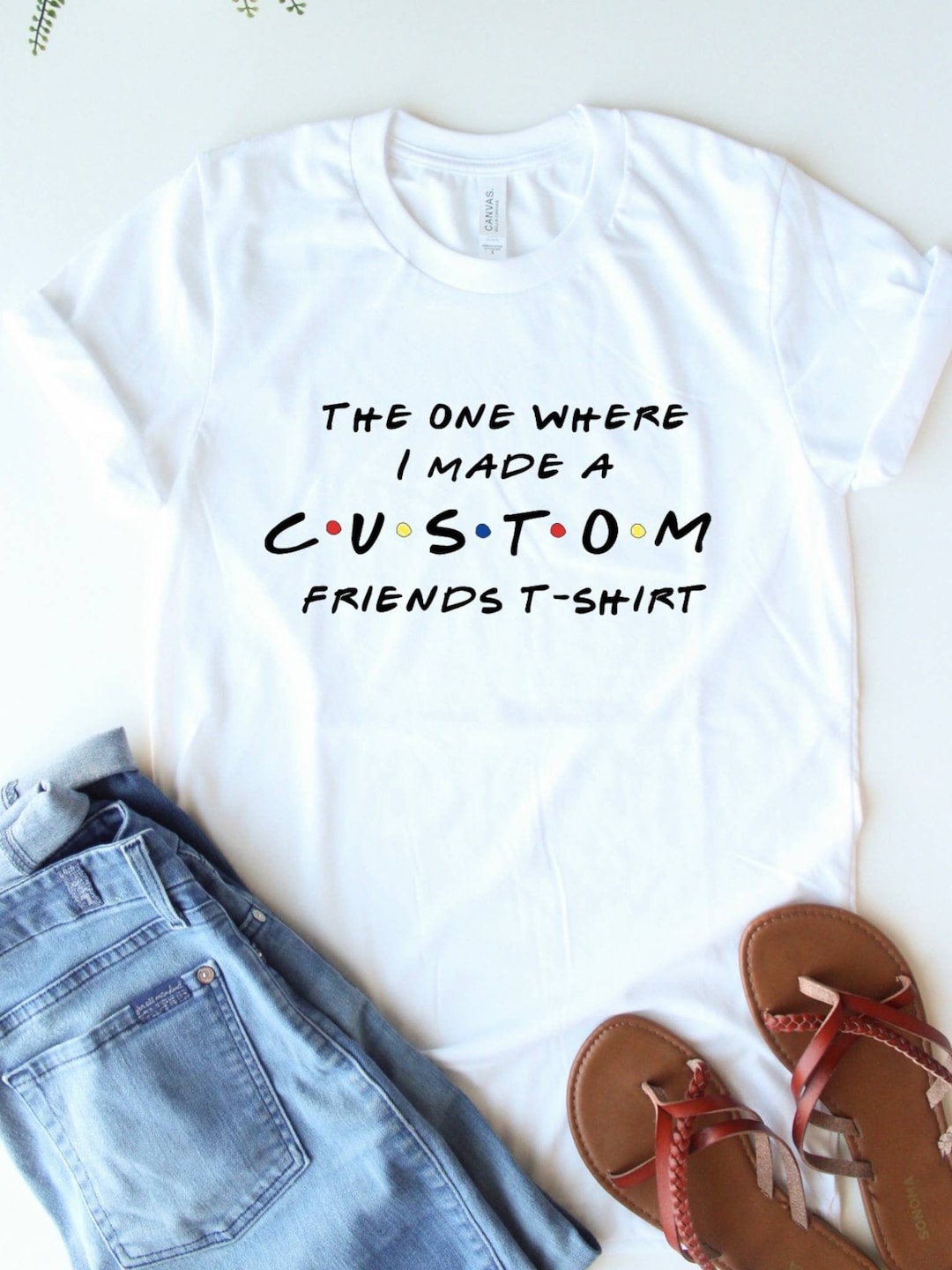 Custom Friends T-shirt (ADULT) - Customize Your Own Friends Shirt ...