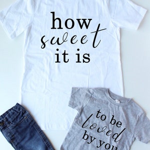 How Sweet It is - Mommy and Me - Mom and Daughter - to Be Loved by You ...