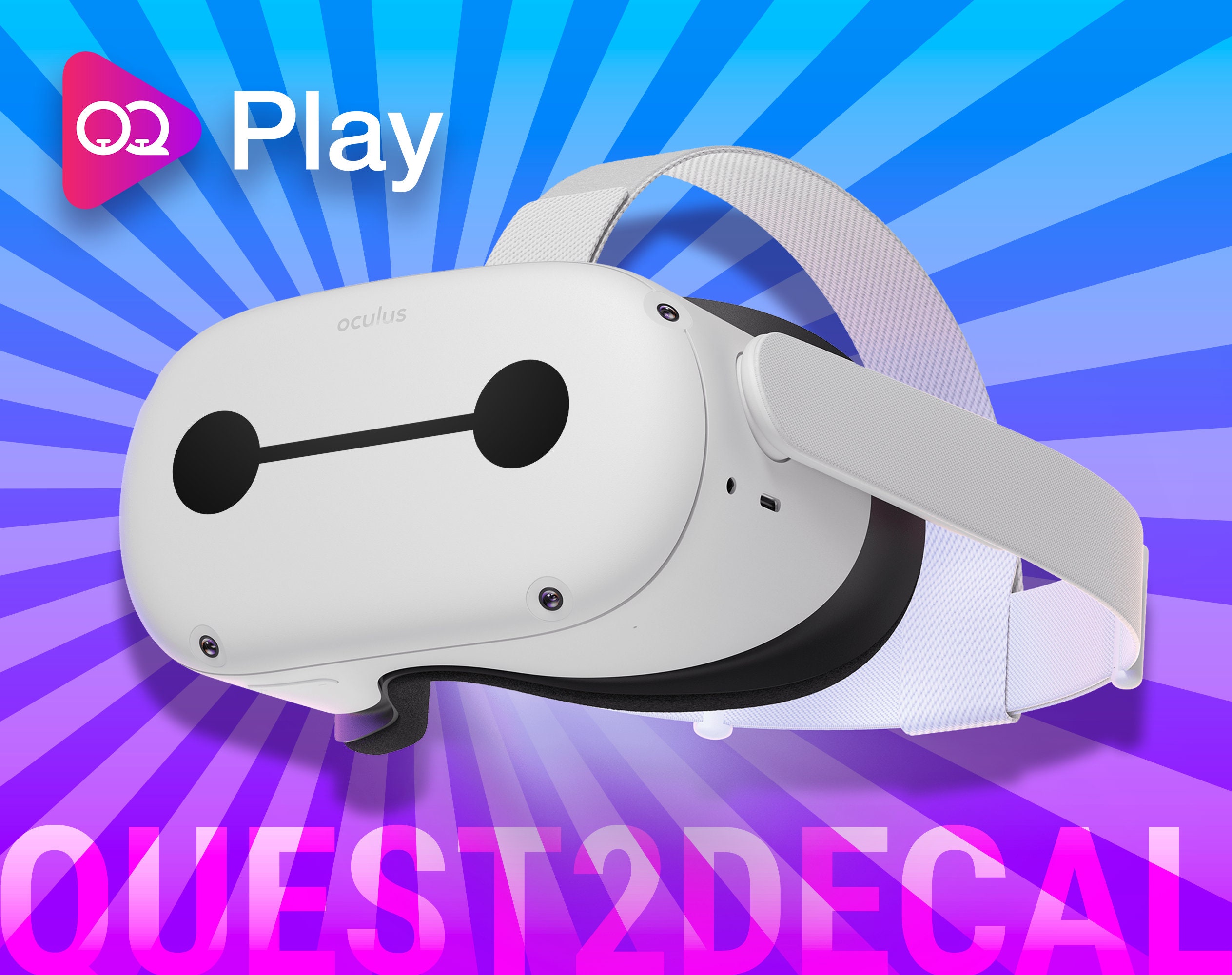 Baymax Oculus Quest 2 Vinyl Decal Sticker - Etsy UK