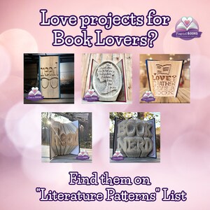 Book Nerd Glasses Folded Book Pattern | DIY Bookworm Gifts | +1 Free ...