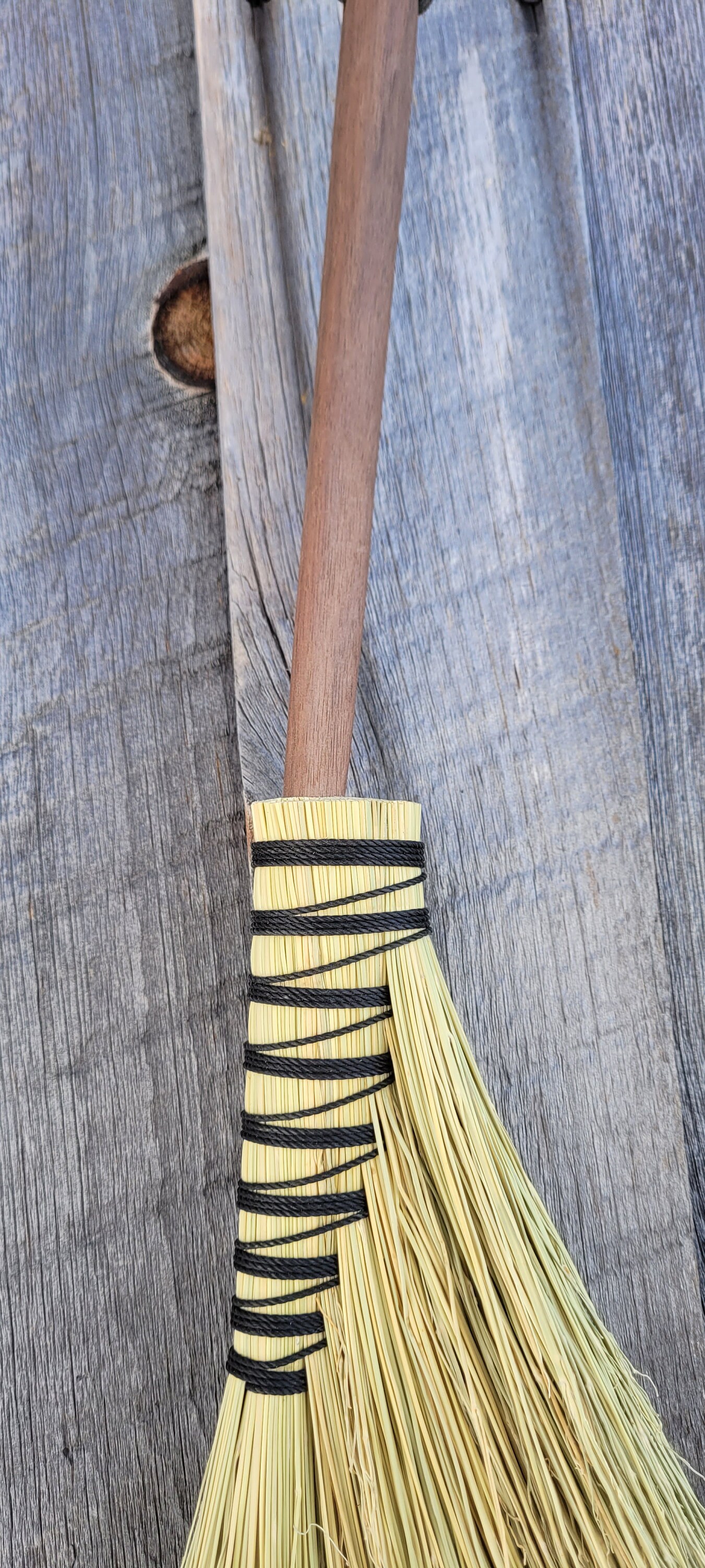 Handmade Whisk Broom With Black Walnut Handle - Etsy