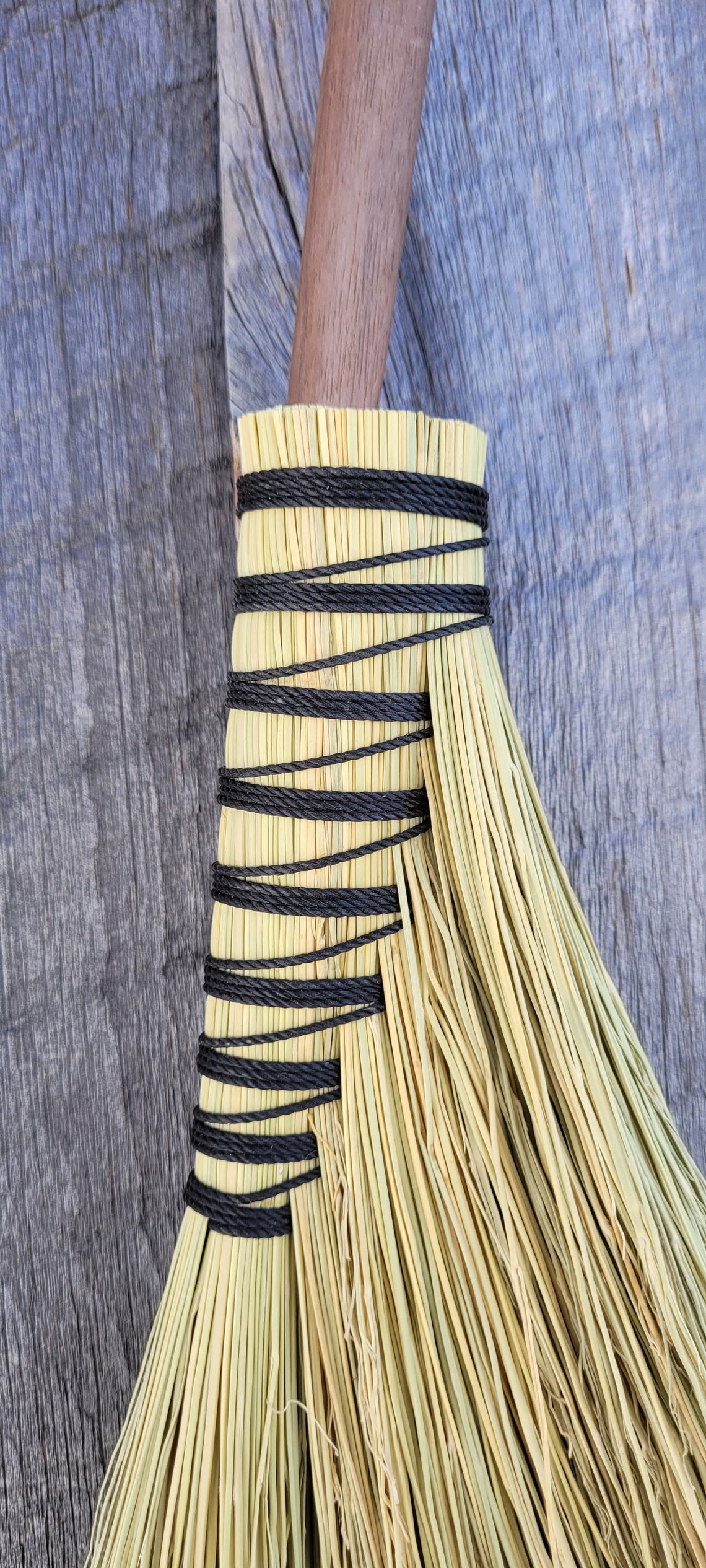 Handmade Whisk Broom With Black Walnut Handle - Etsy