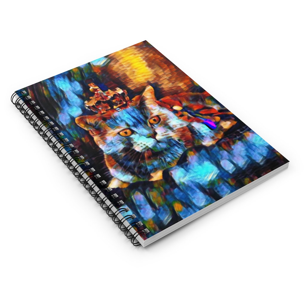 Retro Cat Notebook Cat Lovers Notebook Funny Cat Notebook - Etsy UK