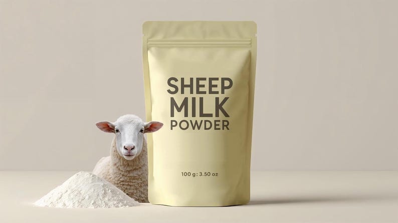 Freeze-dried Sheep Milk Powder: 100% Natural, Gluten-free | 100g / 3 ...
