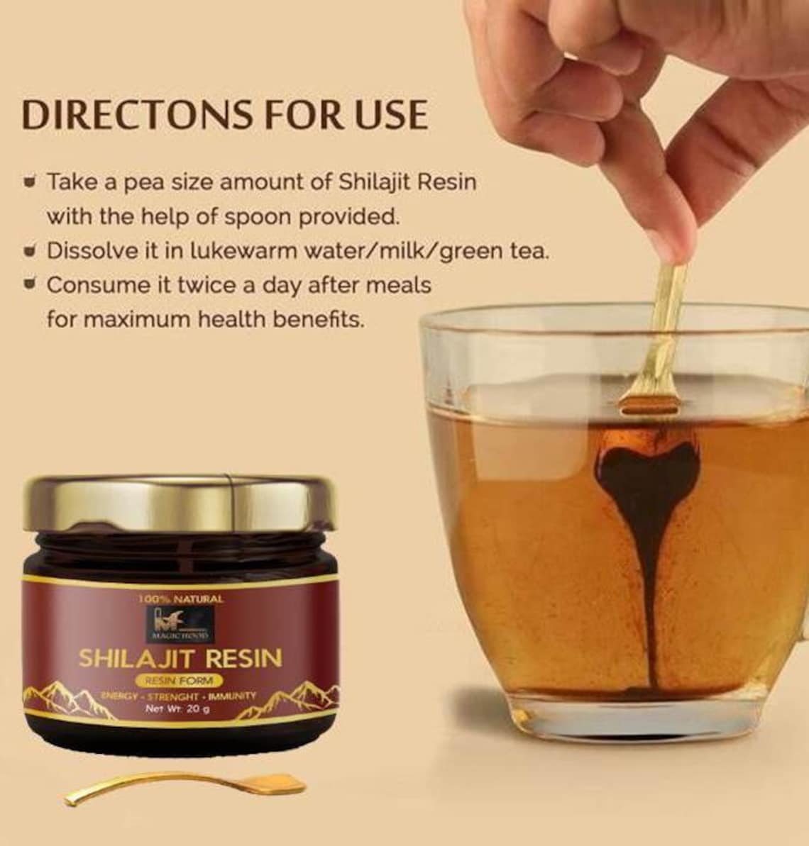 Organic 100% Pure Himalayan Shilajit Resin ( Handmade Process ) - Etsy