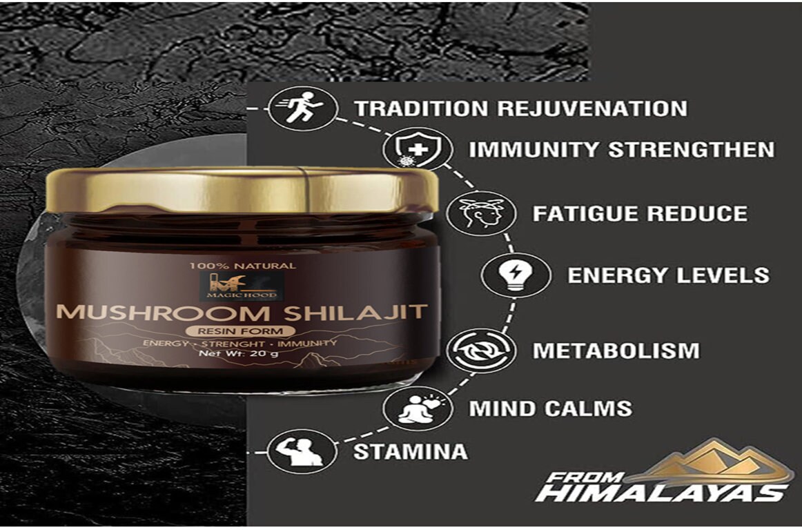 Organic 100% Pure Himalayan Shilajit Resin | Mushroom Extract ...