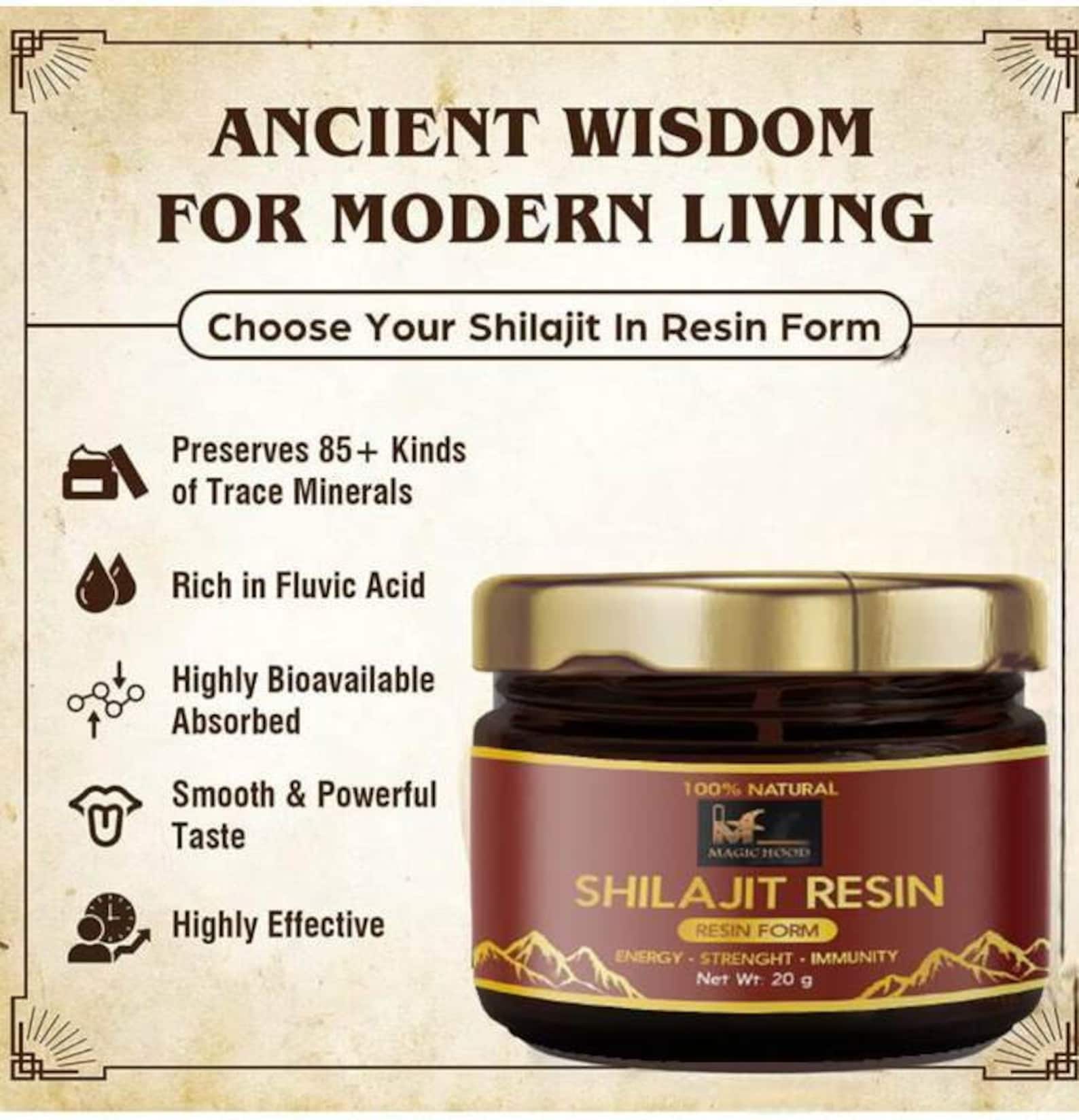 Organic 100% Pure Himalayan Shilajit Resin ( Handmade Process ) - Etsy