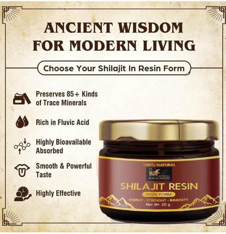 Organic 100% Pure Himalayan Shilajit Resin ( Handmade Process ) - Etsy