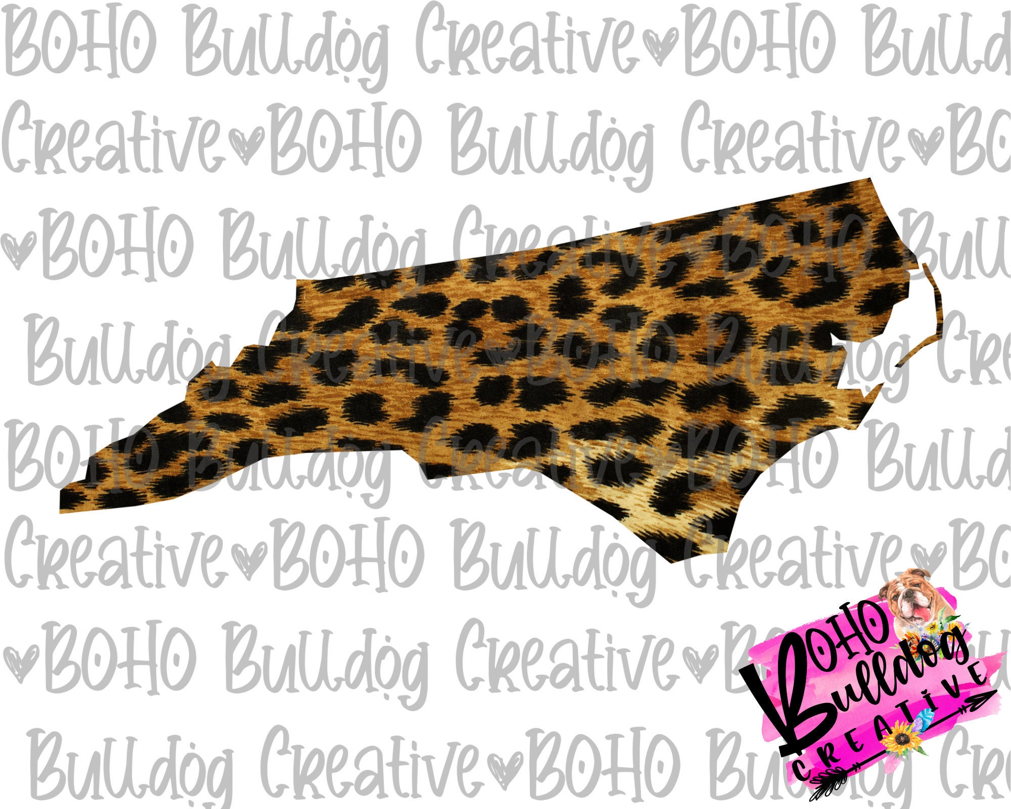 Leopard North Carolina State Png Download, Sublimation Design File ...