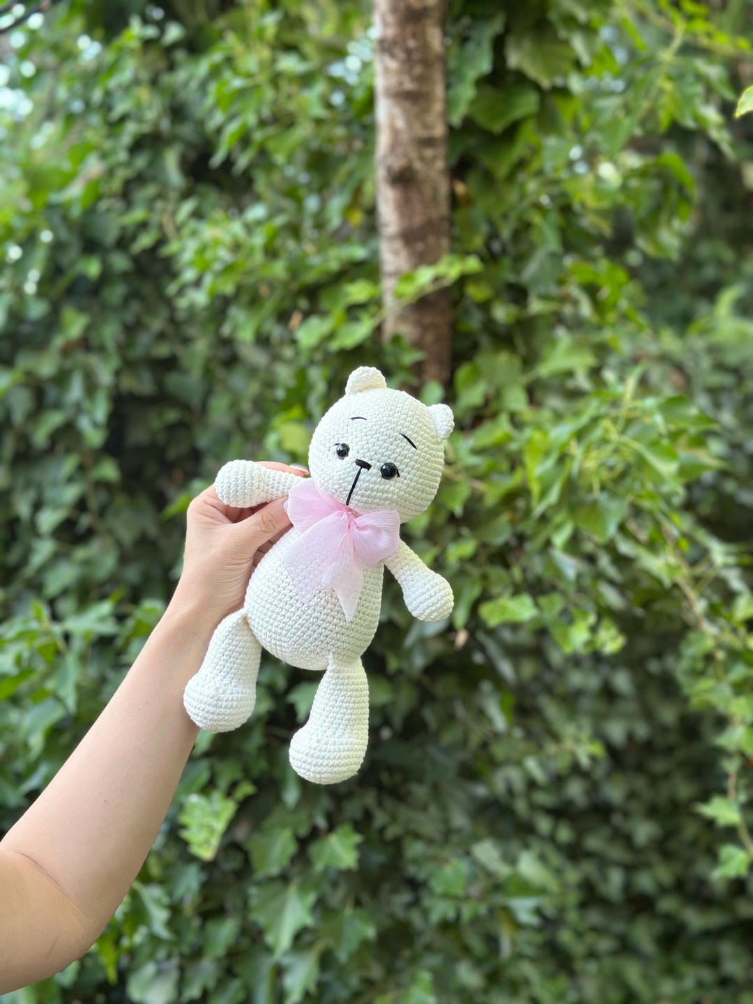 Light Beige Crochet Bear - Etsy