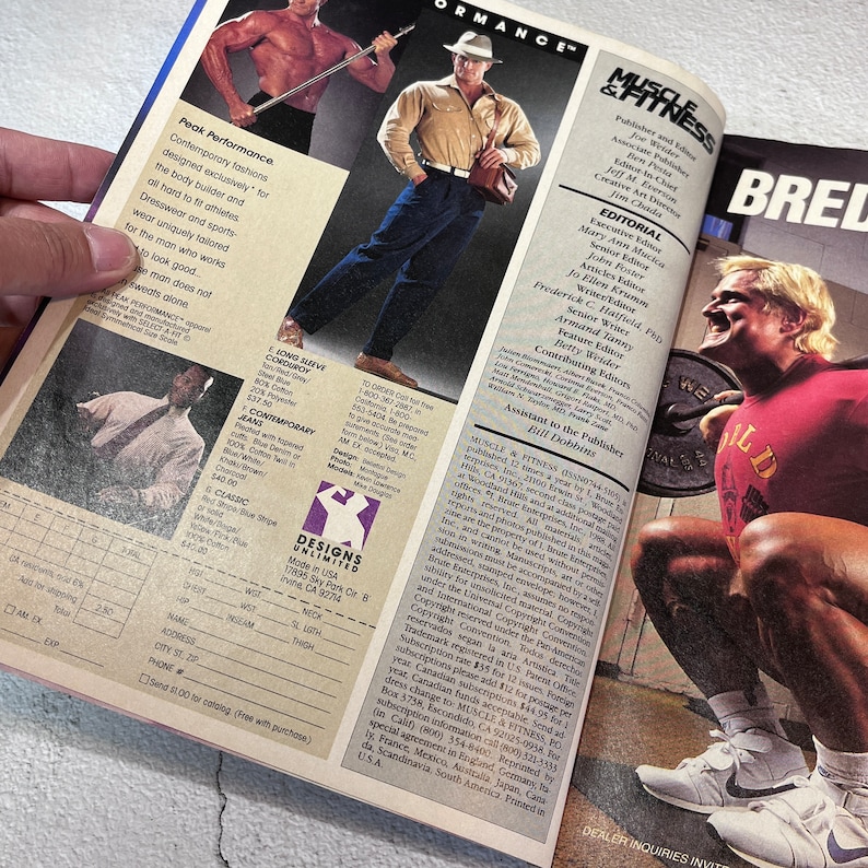 Vintage May 1988 Muscle & Fitness Magazine 1980's Power Lifting Vintage ...