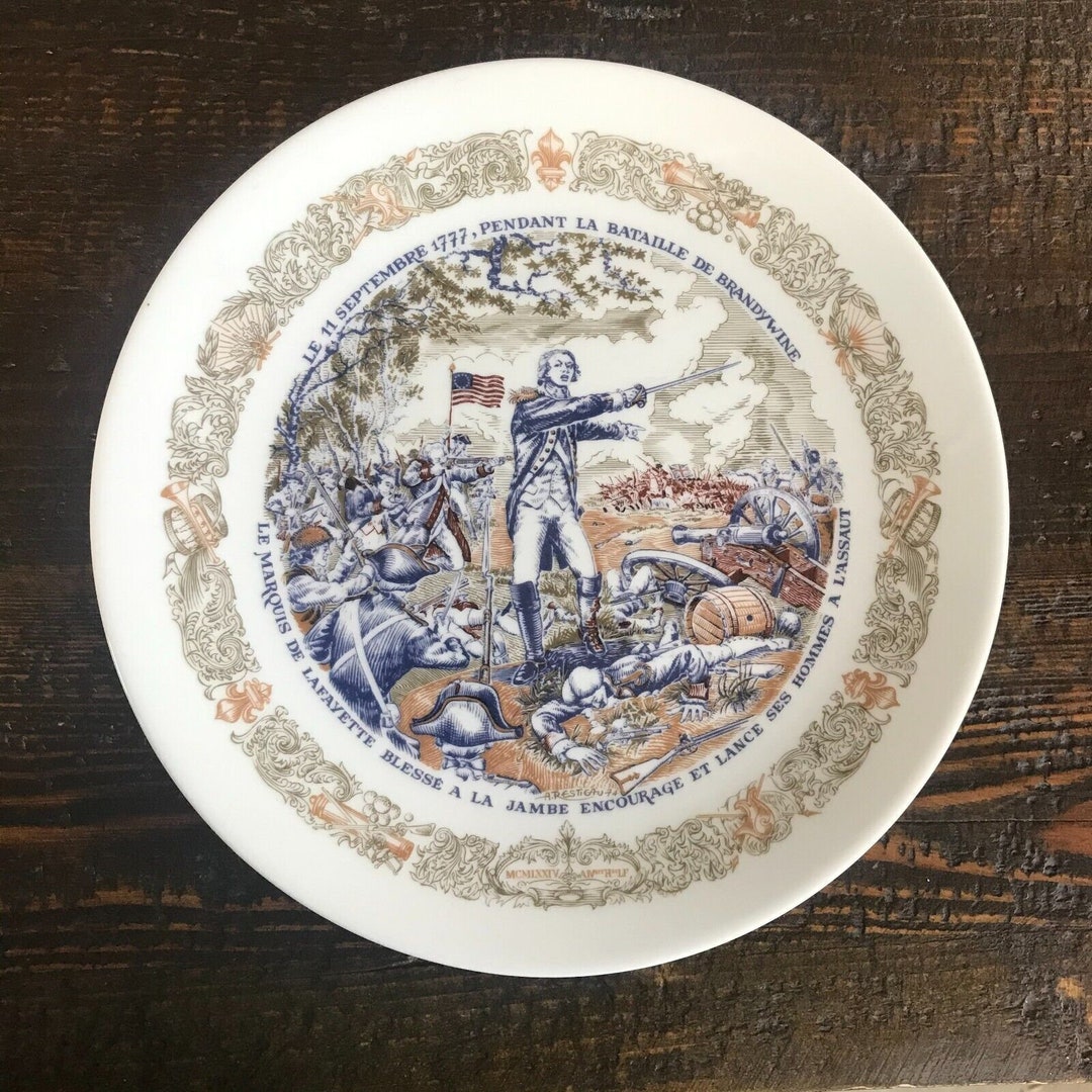 Limoges Collector Plate Lafayette #369 DG - Etsy