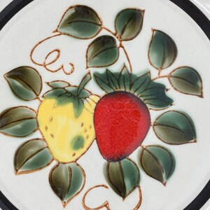 Strawberries by Sears Chop Plate 12" Stoneware Serving Dish Platter ...