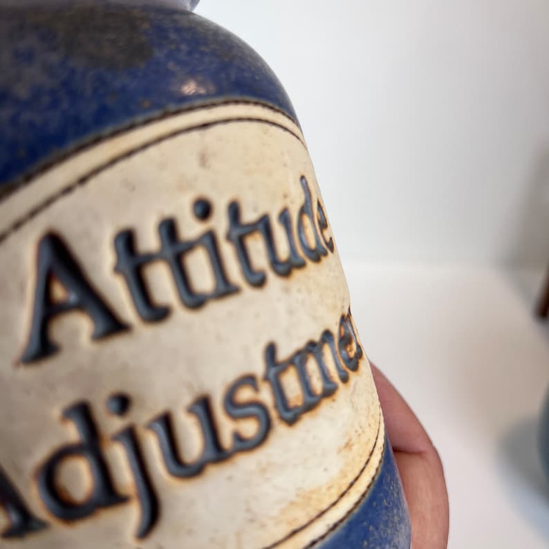 ATTITUDE ADJUSTMENTS Dr. Brophy's Word Jar Handmade With Cork Stopper ...