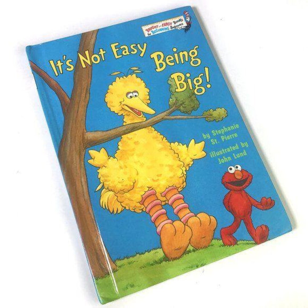 Vintage Sesame Street Not Easy Being Big First Edition Retro - Etsy