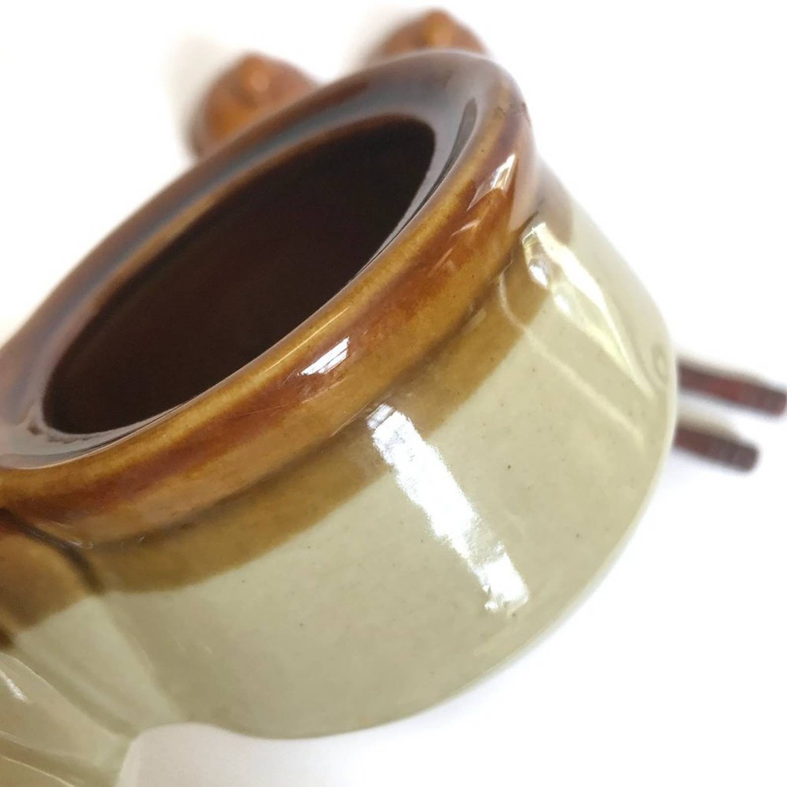 Vintage 70's Stoneware Condiment Jam Compote Server Sugar Cinnamon Jams ...