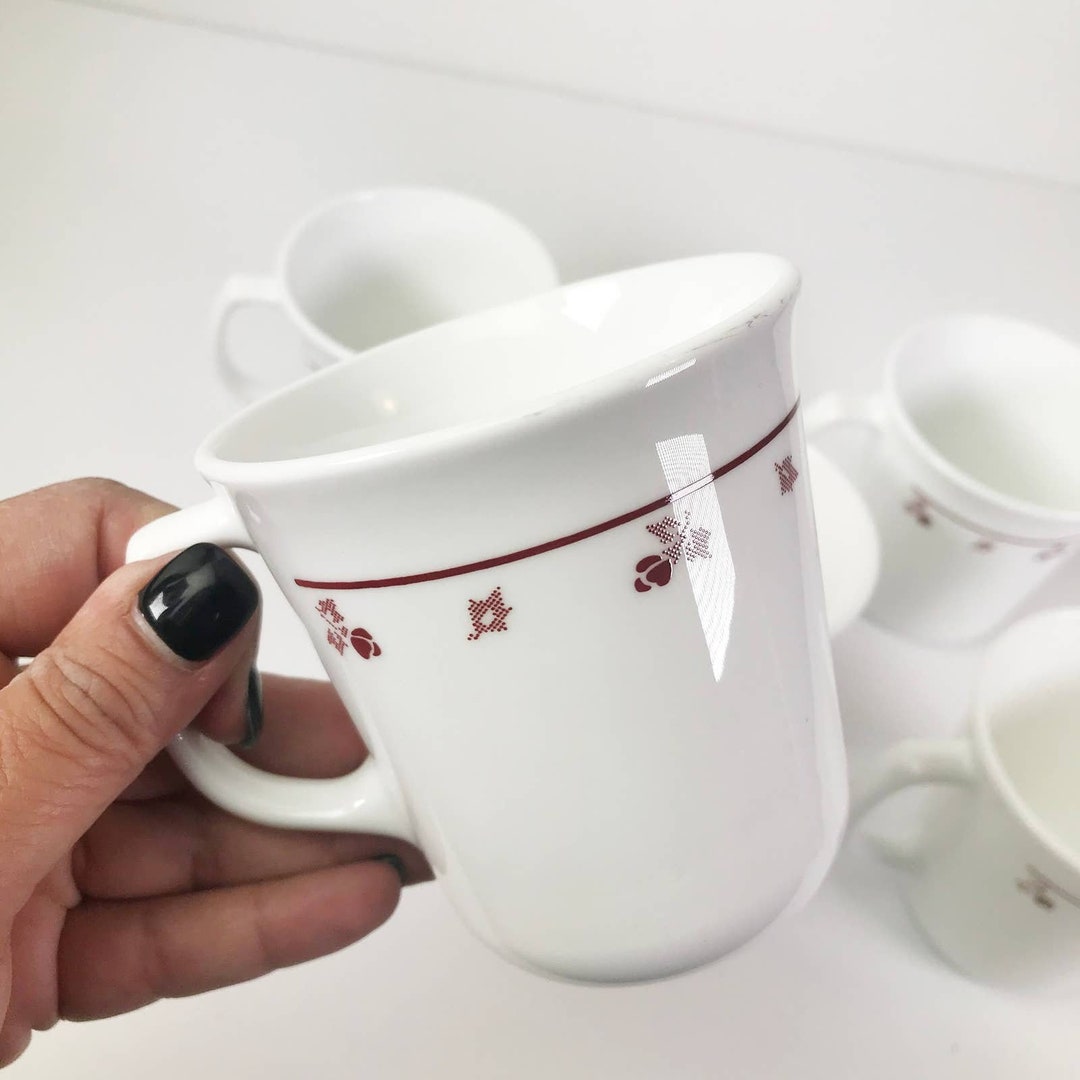 Burgundy Corelle Mugs - Sold Separately - Corning Coffee Tea Mug Cup ...