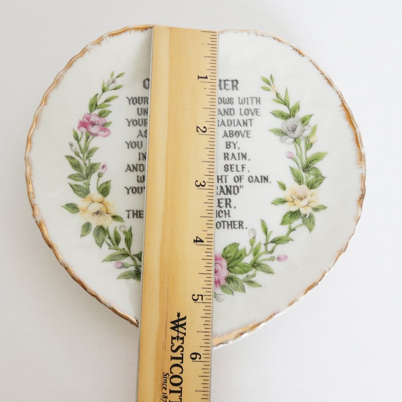 Grandmother Poem Plate Vintage Porcelain Collectible Plates Wall Decor ...