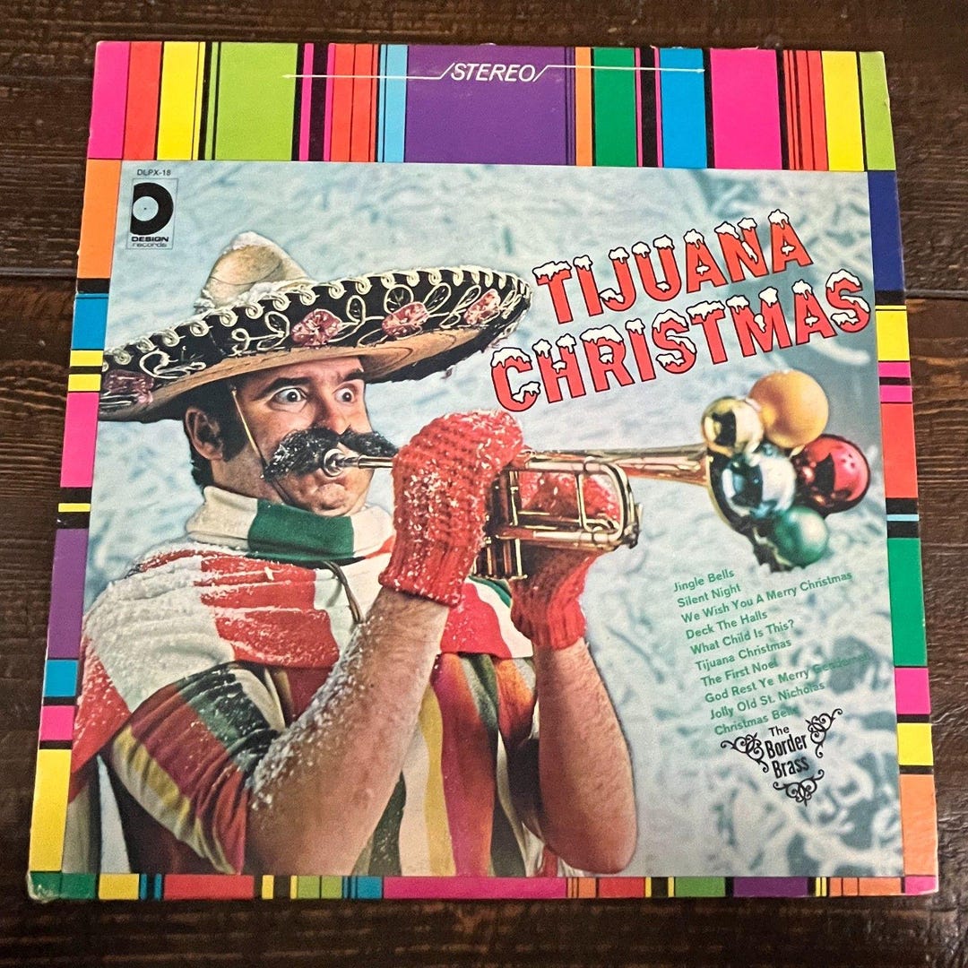 TIJUANA CHRISTMAS the Border Brass Vintage 1967 Vinyl LP Record Album ...