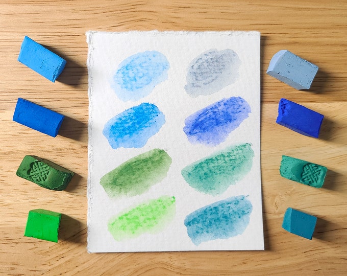 COOL TIDBITS / Water Soluble Color Sticks / Watercolor Crayon / Pigment ...