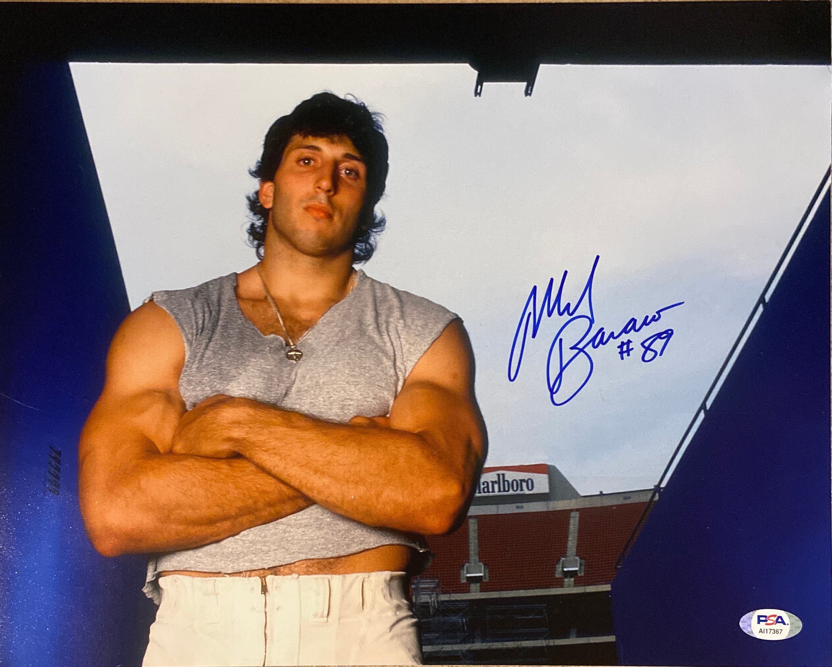Mark Bavaro Signed Inscribed 11x14 Full Color Photograph PSA | Etsy