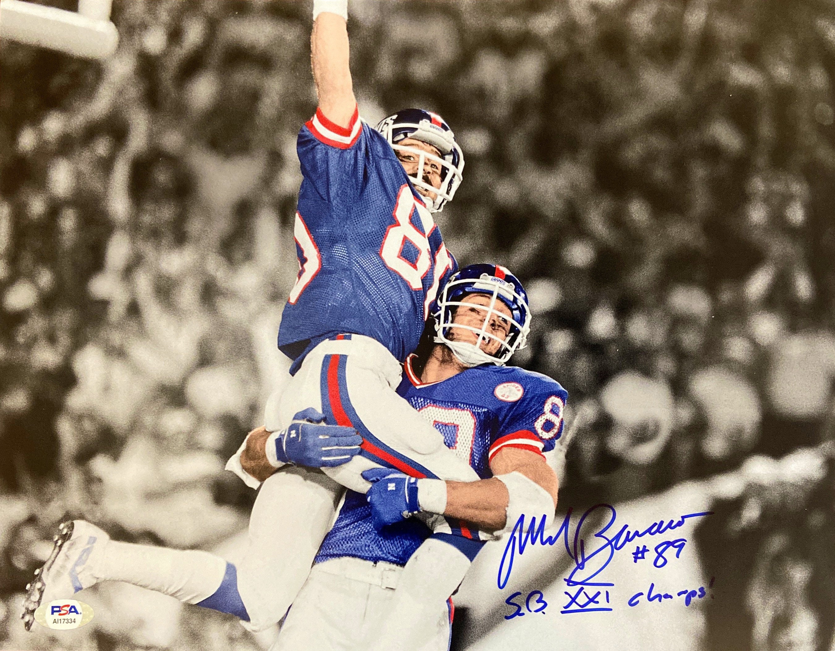 Mark Bávaro a todo color 11x14 Foto firmada e inscrita New | Etsy