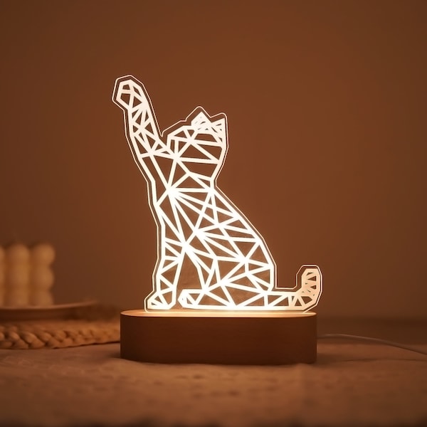 Cat Lamp - Etsy