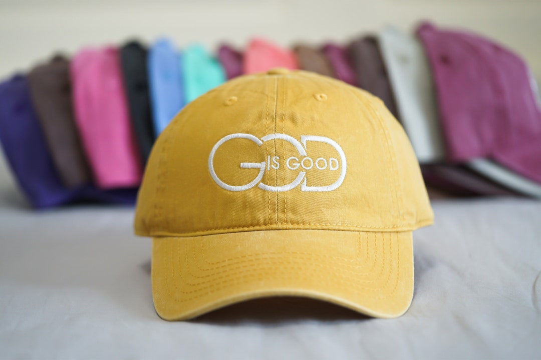 God is Good Embroidered Baseball Hat: Vintage Christian Cap - Etsy