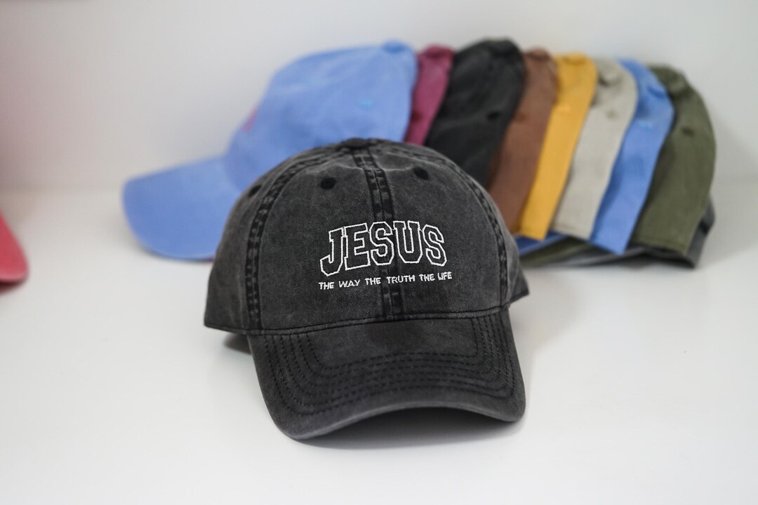 JESUS Baseball Caps, Embroidery JESUS Hat - Etsy