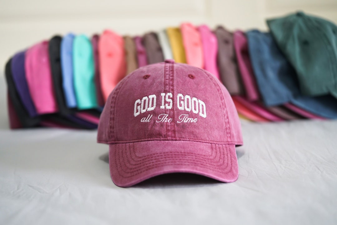 Embroidered Christian Baseball Cap: God is Good Religious Hat - Etsy