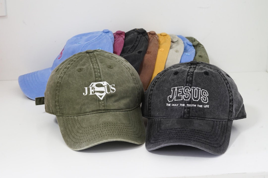 Embroidered JESUS Baseball Cap: Religious Christian Gift - Etsy