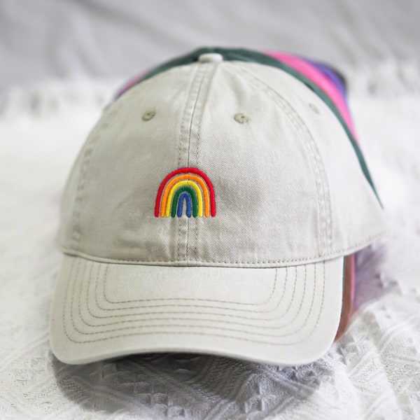 Rainbow Hat - Etsy