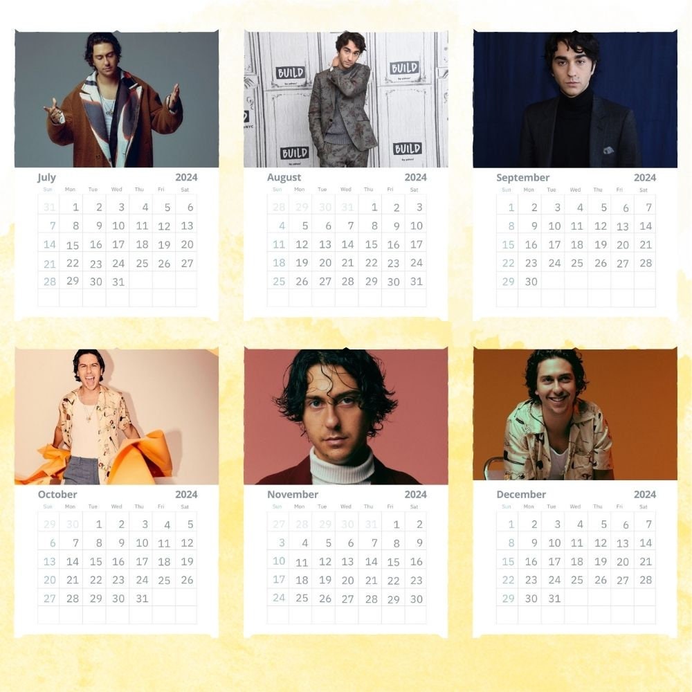 Alex Wolff Calendar 2024 | Wall Calendar | Gift for Her sold by Akshay ...