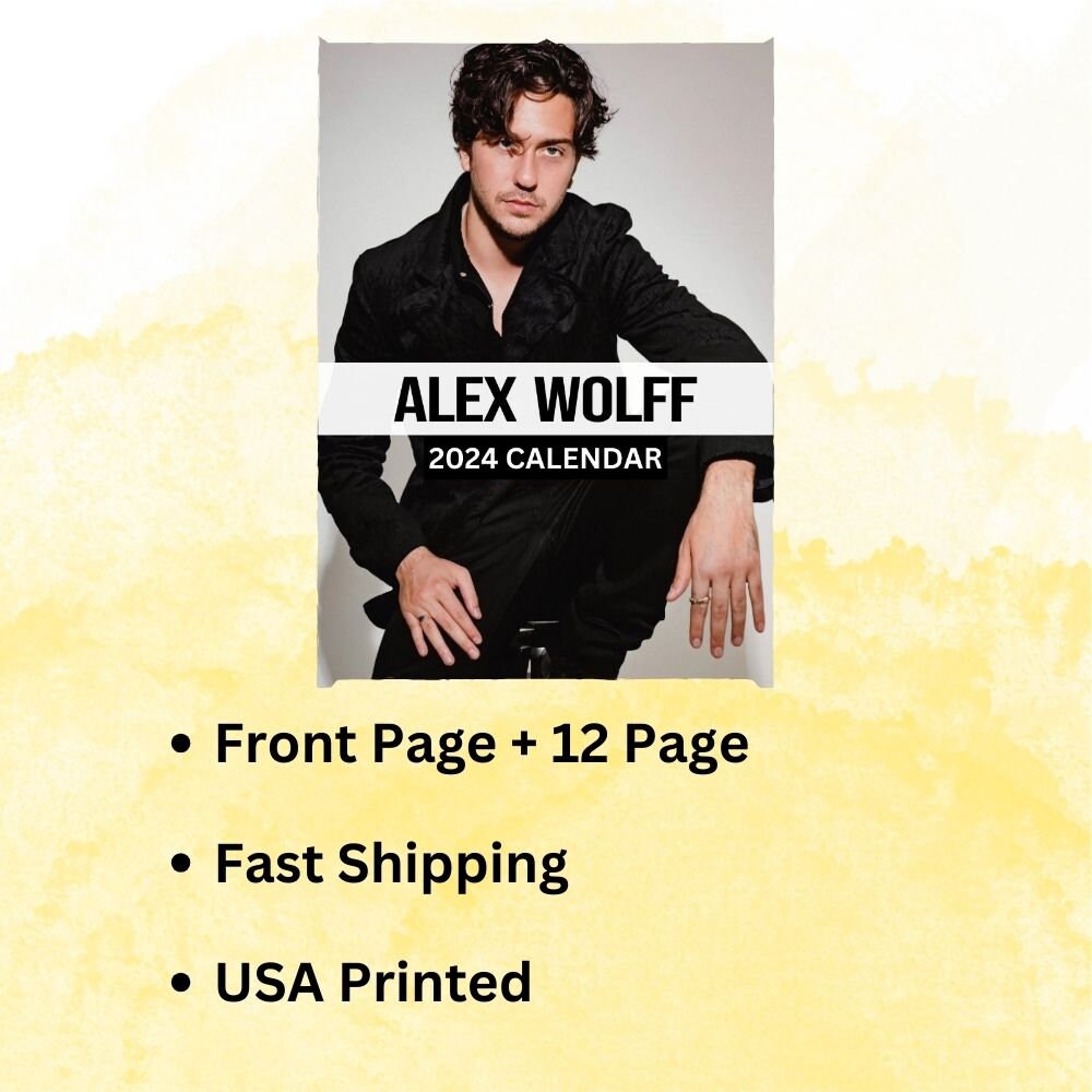 Alex Wolff Calendar 2024 | Wall Calendar | Gift for Her sold by Akshay ...