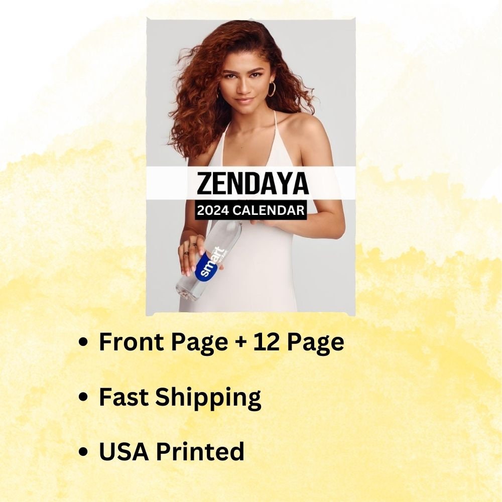 Zendaya Calendar 2024 | Wall Calendar | Gift for Her sold by Nomi ...