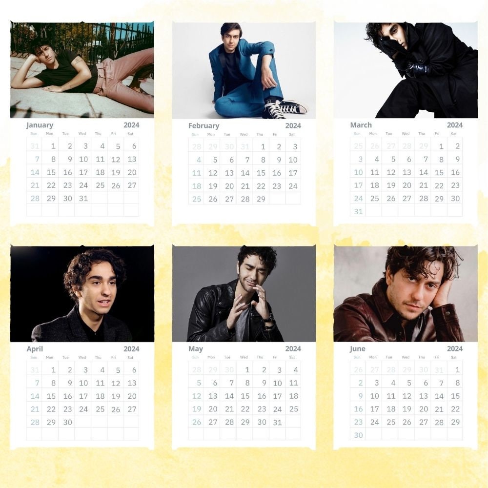 Alex Wolff Calendar 2024 | Wall Calendar | Gift for Her sold by Akshay ...