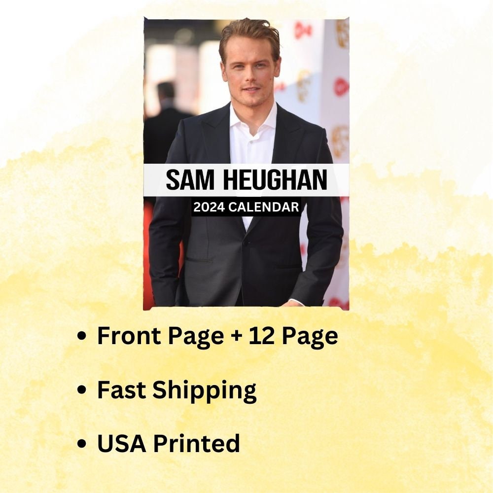 Sam Heughan Calendar 2024 | Wall Calendar | Gift for Her sold by Julia ...