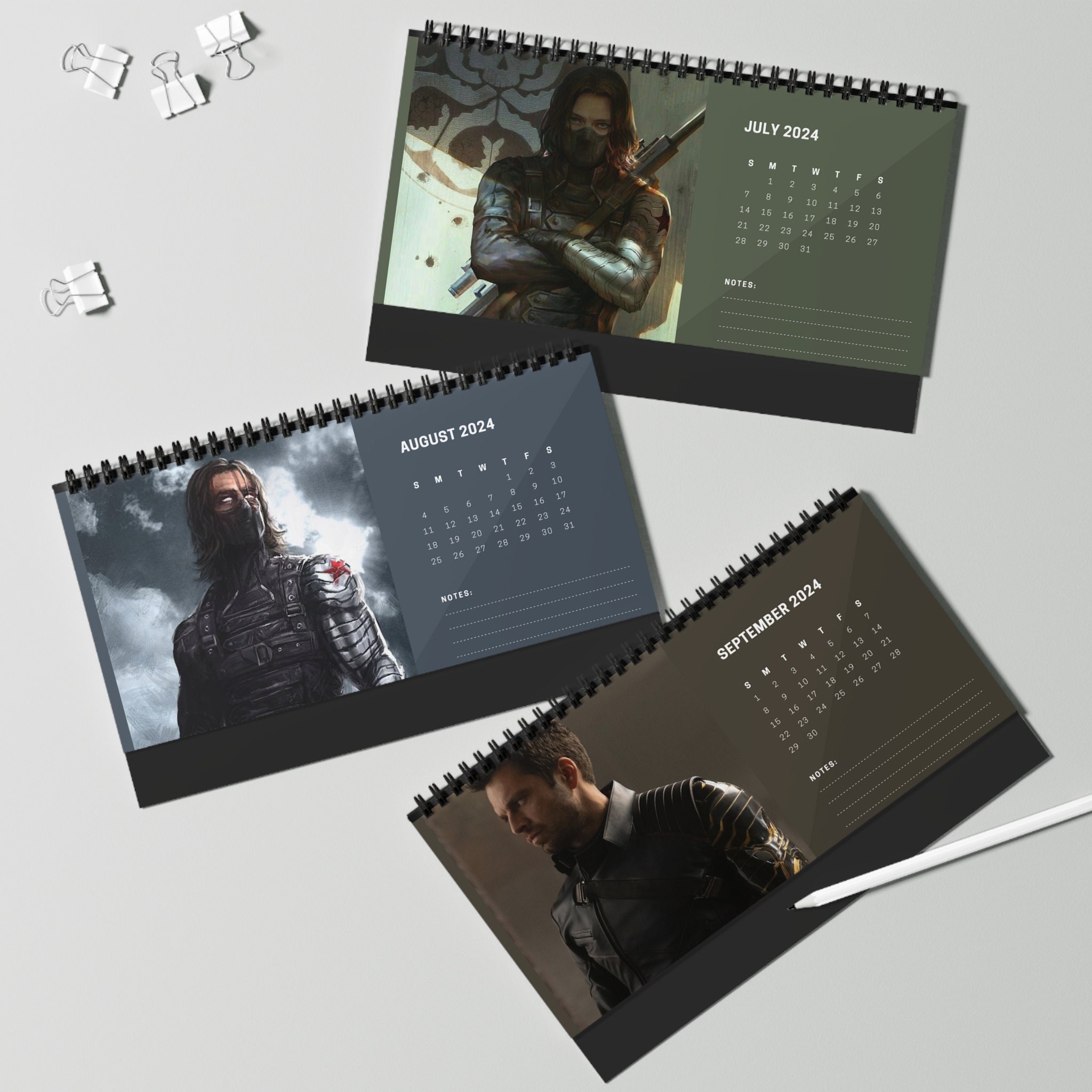 Winter Soldier Desk Calendar 2024 sold by (an) drew | SKU 4593738 ...