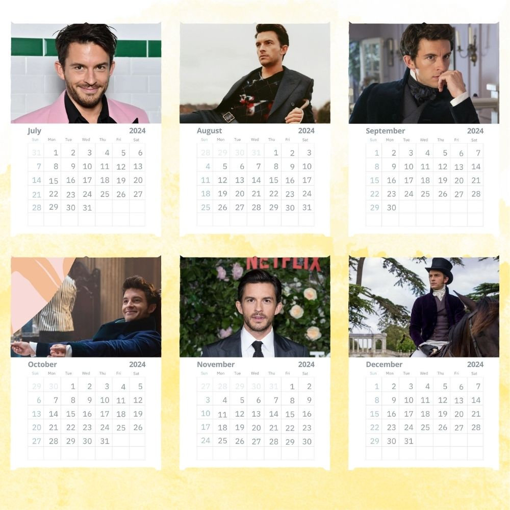 Jonathan Bailey Calendar 2024 | Wall Calendar | Gift for Her sold by ...
